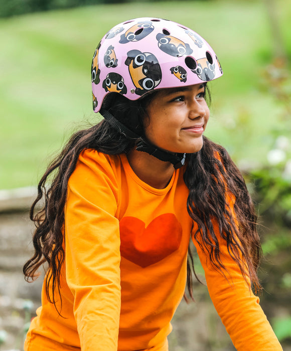 Pug Puppies Helmet | Safe, Stylish, & Fun Kids Bike Helmet | Hornit ...